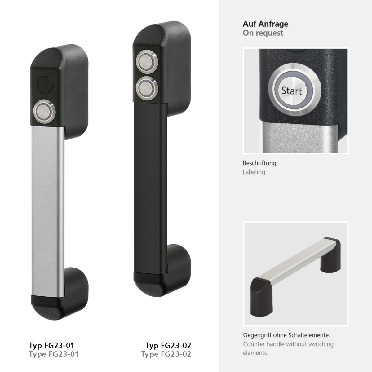 FG23 - Rohde AG | Aluminum, stainless steel and plastic handles